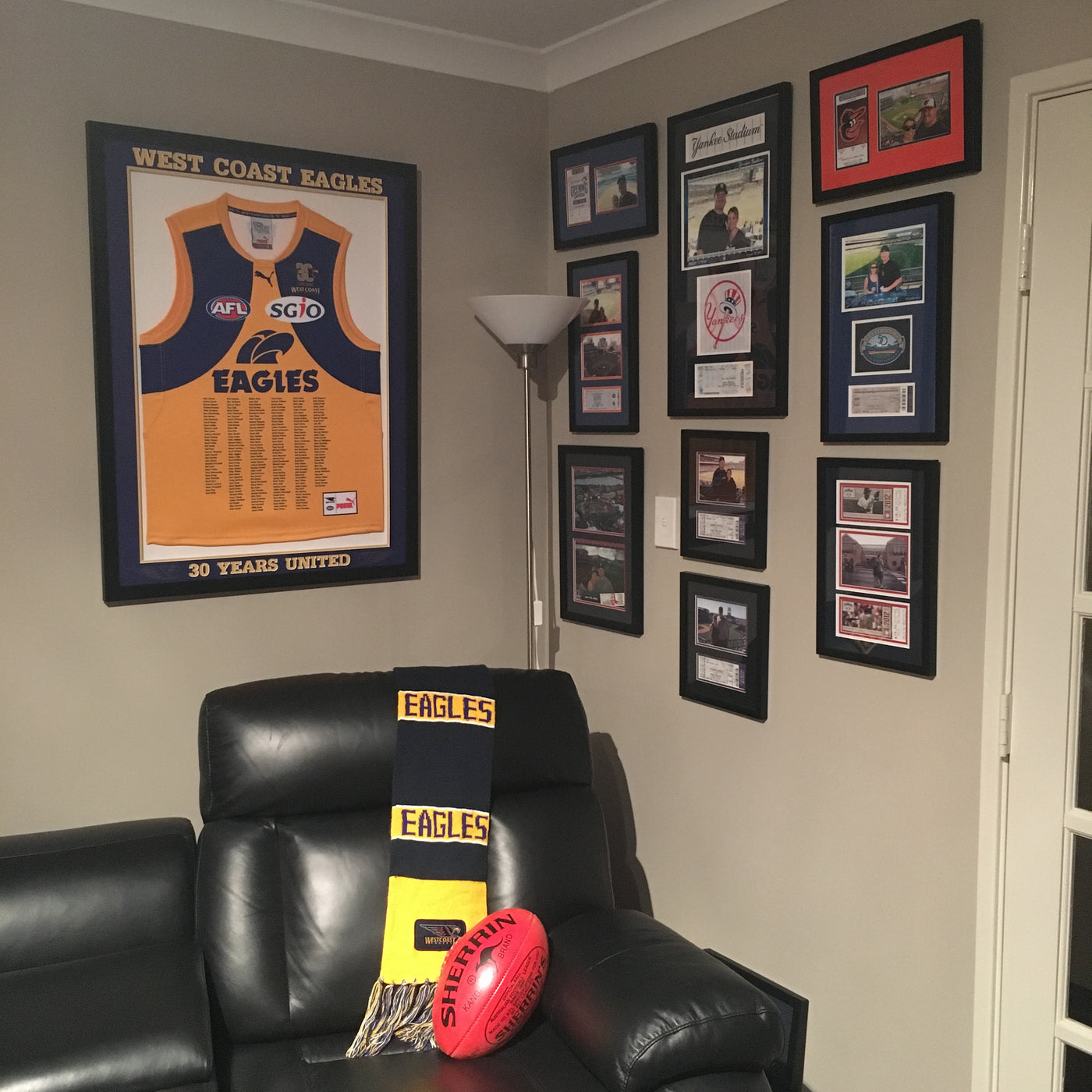 Sport Memorabilia Framing Benefits I Picture Framers Australia